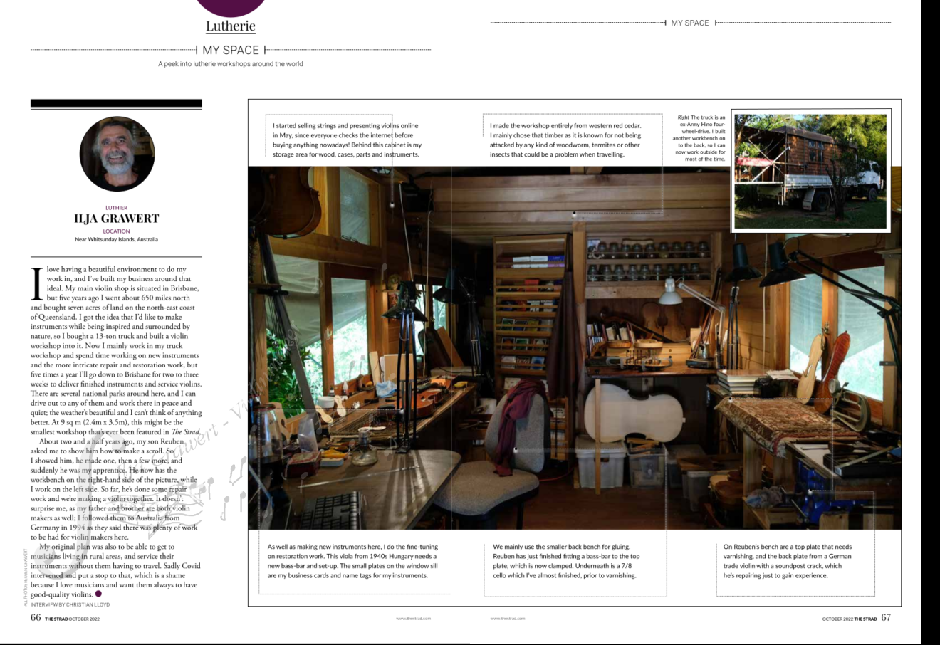 The Stad Magazine finally arrived - Ilja Grawert & Son Violinmakers